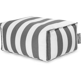 MAGMA Sitzsack &raquo;SANTORIN Roll&laquo; 1 Stk. tlg. grau Bezug: 100% Polypropylen B/H/T: 55cm x 35cm
