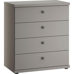 Wiemann Schubkastenkommode &raquo;G&ouml;teborg&laquo; vormontiert grau Holzwerkstoff B/H/T: 75cm x 86cm x 42cm, 4 Stk., 4 Stk.