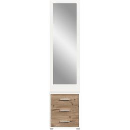 Home Affaire Kompaktgarderobe &raquo;Morrea, H&ouml;he 190 cm, 3 Schubk&auml;sten, 3 Haken, 1 Kleiderstange&laquo; 1 Stk. tlg. schmale Garaderobe, Stauraum, Flur, Diele 