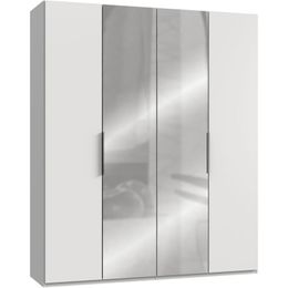 wimex Kleiderschrank &raquo;Level by fresh to go&laquo; mit Spiegelt&uuml;ren wei&szlig; B/H/T: 200cm x 236cm x 58cm, T&uuml;ren: 4 Stk.