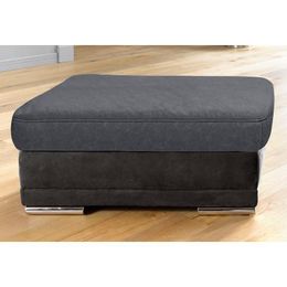 Sit & More sit&more Polsterhocker &raquo;Xenia&laquo; schwarz Luxus-Microfaser ALTARA NUBUCK (100% Polyester) / Struktur fein (100% Polyester);Luxus-Microfaser (100% 
