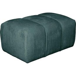 Home Affaire Polsterhocker &raquo;LYOTH Sitzhocker mit Steppung, Ma&szlig;e B/T/H: 76/76/41 cm&laquo; passend zur Serie, hoher Sitzkomfort und modernes Design gr&uuml;n 100%