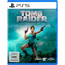 AMAZON GAME STUDIOS Spielesoftware &raquo;Tomb Raider: Legacy of Atlantis Day One Edition&laquo; PlayStation 5 gr&uuml;n Benutze Laras legend&auml;re Doppelpistolen sowie 