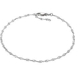 Firetti Fu&szlig;kette &raquo;Schmuck Geschenk Silber 925 K&ouml;rperschmuck Pl&auml;ttchenkette Stern Motiv&laquo; silber Silber 925 (Sterlingsilber) Fu&szlig;kette