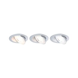 Paulmann LED Einbauleuchte &raquo;LED Einbauleuchte White Select Aumus 3xSet 5W 700lm 2300V 2700 - 6500K&laquo; 3 Stk. Tageslichtwei&szlig; Memoryfunktion, mehrere 