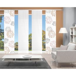 Vision S Schiebegardine &raquo;SOVITA&laquo; Paneelwagen 1 Stk. tlg. DIGITALDRUCK braun Polyester 260cm, Paneelwagen, 60cm