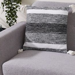ANDIAMO Dekokissen &raquo;Malena&laquo; Ethnomuster, Sofakissen, Kissenh&uuml;lle mit F&uuml;llung, eckig, 45x45 cm grau Obermaterial: 80% Baumwolle, 20% Polyester B/L: 45cm x 45cm