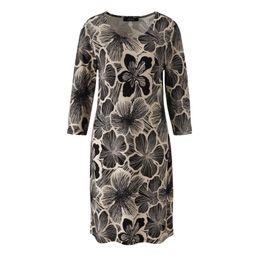 Aniston SELECTED Jerseykleid in schwarz-beige | Gr.: 40