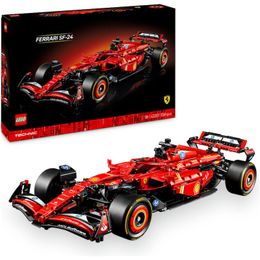 Lego Konstruktionsspielsteine &raquo;Ferrari SF-24 F1 Rennauto (42207), Lego Technic&laquo; Made in Europe bunt Einheitsgr&ouml;&szlig;e Konstruktionsspielsteine