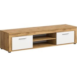 OTTO home Lowboard &raquo;AOSTA, Breite 160 cm, 2 Klappen, 2 offene F&auml;cher&laquo; in verschiedenen Farbausf&uuml;hrungen, individuell kombinierbar, TV-Board, 