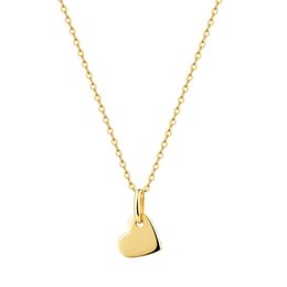 Firetti Damen Kette mit Anh&auml;nger &raquo;Schmuck Geschenk Silber 925 Halsschmuck Halskette Ankerkette Herz&laquo; Silber 925 (Sterlingsilber), L: 45 B: 1,1mm