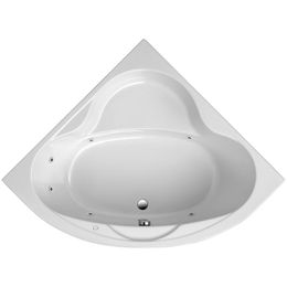 Ottofond Whirlpool-Badewanne &raquo;Sara&laquo; H&ouml;he 42 cm Sitzmulde Typ 1, chrom wei&szlig; Sanit&auml;racryl Einheitsgr&ouml;&szlig;e
