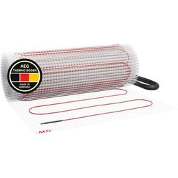 AEG Haustechnik Fu&szlig;bodenheizung &raquo;Basis Thermo Boden &raquo;TBS TB 160/8&laquo;&laquo; Elektrische Fu&szlig;bodenheizung, Heizmatte 8 m&sup2;, 160 W/m&sup2; wei&szlig; INSTALLATION: Neu mit 