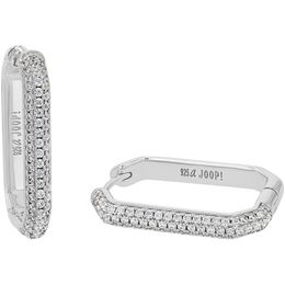 JOOP! Damen JOOP! Paar Creolen &raquo;2038938&laquo; mit Zirkonia (synth.) silber Silber 925 (Sterlingsilber)