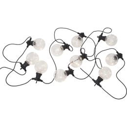 Parforce Traditional Hunting LED-Lichterkette &raquo;Big Circus&laquo; 10 Stk.-flammig Kunststoff, mit Haken zum Aufh&auml;ngen, ca. 4,5 m, outdoor transparent Dioden 100 Stk. Flammen 10 Stk., 