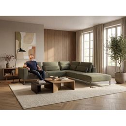 Musterring Ecksofa &raquo;JUSTB! PM100, stilvoller Lounge-Komfort von &laquo; Kollektion Bettina Zimmermann, optionaler Sitzvorzug & Fu&szlig;-Auswahl gr&uuml;n 100% Polyester B/H/T: 