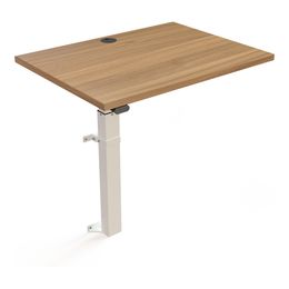 STIER Elektrisch h&ouml;henverstellbarer Steh-Tisch 501-9 80 x 60cm Nussbaum (907785)