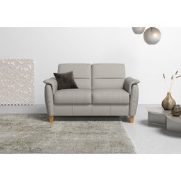 Home Affaire 2-Sitzer &raquo;Palmera, B: 149 cm&laquo; mit Federkern grau Luxus-Microfaser (100% Polyester);Struktur (100% Polyester);Luxus-Microfaser in 