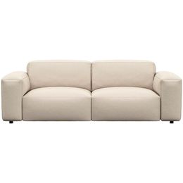 FLEXLUX 2,5-Sitzer &raquo;Lucera Sofa, super bequem durch hochwertigen Sitzaufbau mit Kaltschaum&laquo; modern & anschmiegsam, Designsofa wei&szlig; 100% Echteder B/H/T