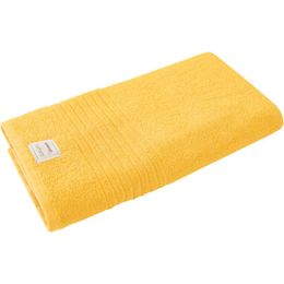 Dyckhoff Badetuch &raquo;Nature&laquo; gelb Frottier, Obermaterial: 100% Baumwolle B/L: 70cmx200cm, 1 Stk., Frottier
