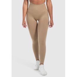 Smilodox Leggings Elin in Beige | Gr.: S