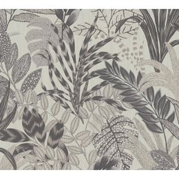 Livingwalls living walls Vliestapete &raquo;Metropolitan Stories, Nala Cape Town&laquo; botanisch floral tropisch leicht strukturiert Dschungeltapete Tapete Blumen Tapeten 