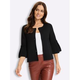 Heine Strickjacke in schwarz | Gr.: 42