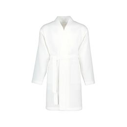 Vossen Badem&auml;ntel unisex Kurzmantel Rom wei&szlig; - 0300 in wei&szlig; - 0300 | Gr.: L