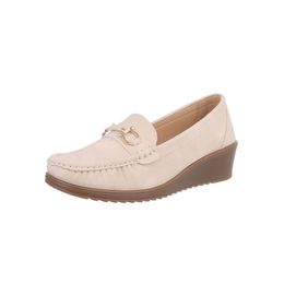 Ital-Design Halbschuh in Apricot | Gr.: 38