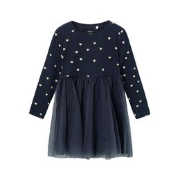 Name It Kleid 'NMFNadja' M&auml;dchen Gr&ouml;&szlig;e 98 saphir / gold