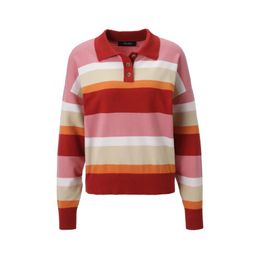 Aniston CASUAL Strickpullover in rot-rosa-wei&szlig;-beige-orange | Gr.: 44