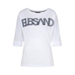 ELBSAND 3/4-Arm-Shirt in bright white | Gr.: S