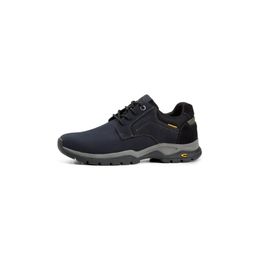 Camel Active Sneaker aus Leder-Textil-Mix in Schwarz | Gr.: 44