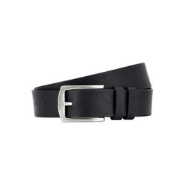 Pierre Cardin Lederg&uuml;rtel Basic in Schwarz | Gr.: 110 cm