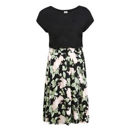 Buffalo Jerseykleid in schwarz-rosa-bedruckt | Gr.: 36