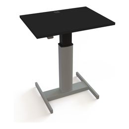 STIER Steh-Tisch elektrisch h&ouml;henverstellbar 80 x 60 cm Schwarz mel. 68-120 cm (907735)