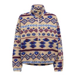Only Pullover 'ONLJANNE' Damen Gr&ouml;&szlig;e S blau / hellblau / hellbraun / weinrot