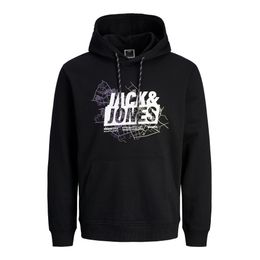 Jack & Jones JACK & JONES Sweatshirt 'JCOMap' male size XL Light yellow / Lavender / Black / White
