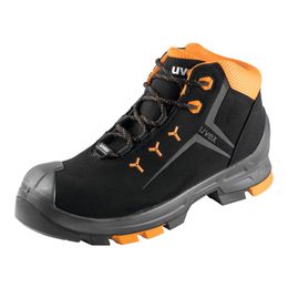 Uvex Schn&uuml;rstiefel schwarz/orange Uvex 2, S3, EU-Schuhgr&ouml;&szlig;e: 42 (6509242)