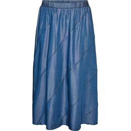 ZIZZI Rock 'VMILLE' Damen Gr&ouml;&szlig;e 58/60 blue denim