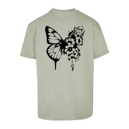 Merchcode Shirt 'Flowers Bloom' male size 5XL Olive / Black