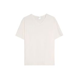 Bershka T-Shirt Herren Gr&ouml;&szlig;e L offwhite