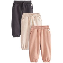 next Pants girl size 110 Beige / Dark purple / Dusky pink