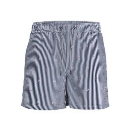 Jack & Jones JACK & JONES Board Shorts 'JPSTFiji' male size XS marine blue / Red / White