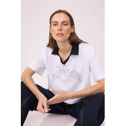 Trendyol Poloshirt Damen Gr&ouml;&szlig;e S navy / wei&szlig;