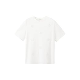 Mango T-Shirt 'FLORI' Damen Gr&ouml;&szlig;e L wei&szlig;