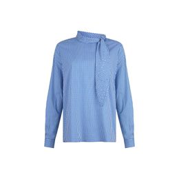 Liu Jo Blouse female size L Blue / Dark blue / White