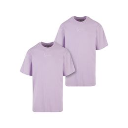 Karl Kani T-Shirt 'Essential' Herren Gr&ouml;&szlig;e XL lila / wei&szlig;
