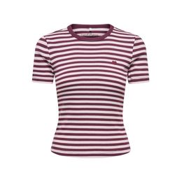 Only T-Shirt 'ONLVAL' Damen Gr&ouml;&szlig;e M cyclam / naturwei&szlig;
