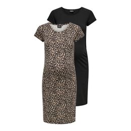 Only Maternity Umstand Kleid 'OLMLovely' Damen Gr&ouml;&szlig;e 40 beige / camel / ecru / schwarz Sommerkleid